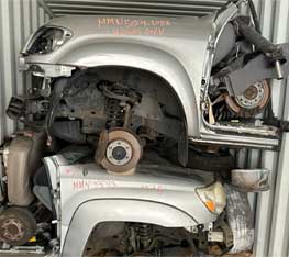 Professional Car Half-cut dismantling services for Export | PGL